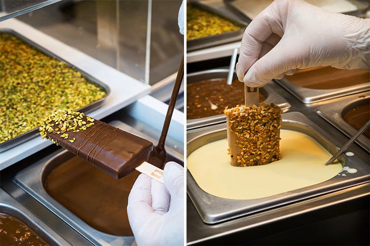 Gelato On A Stick With Lots Of Toppings At This New Ice Cream Parlour ...