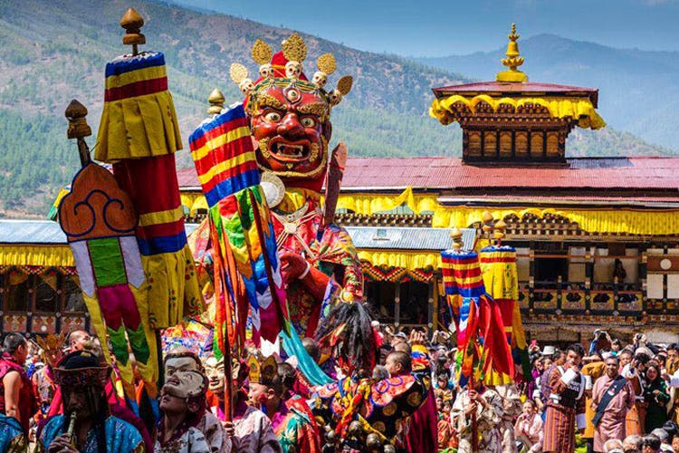 Book Your Tickets To Bhutan To Experience The Annual Masked Festival