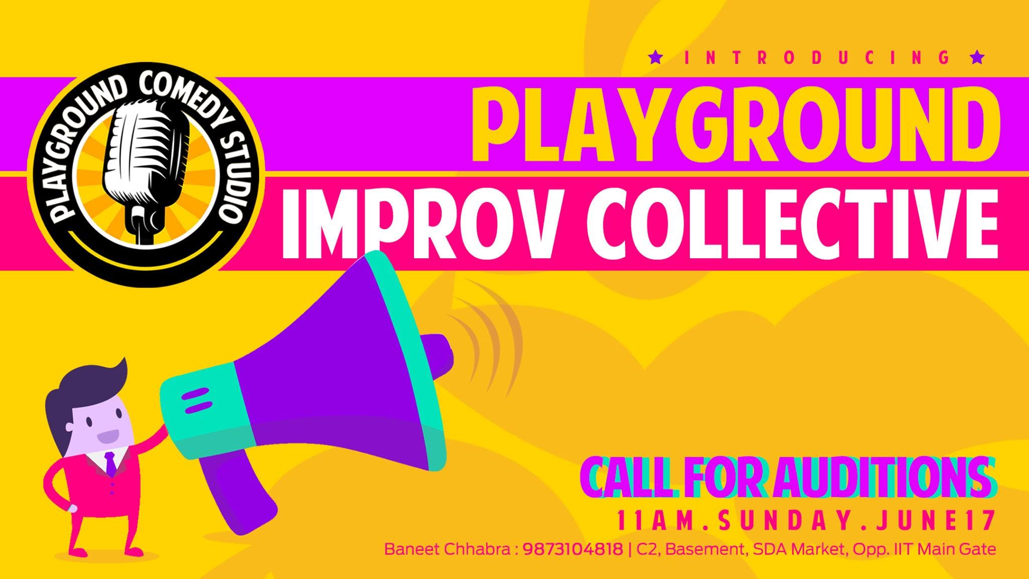 Auditions: Playground Improv Collective | LBB