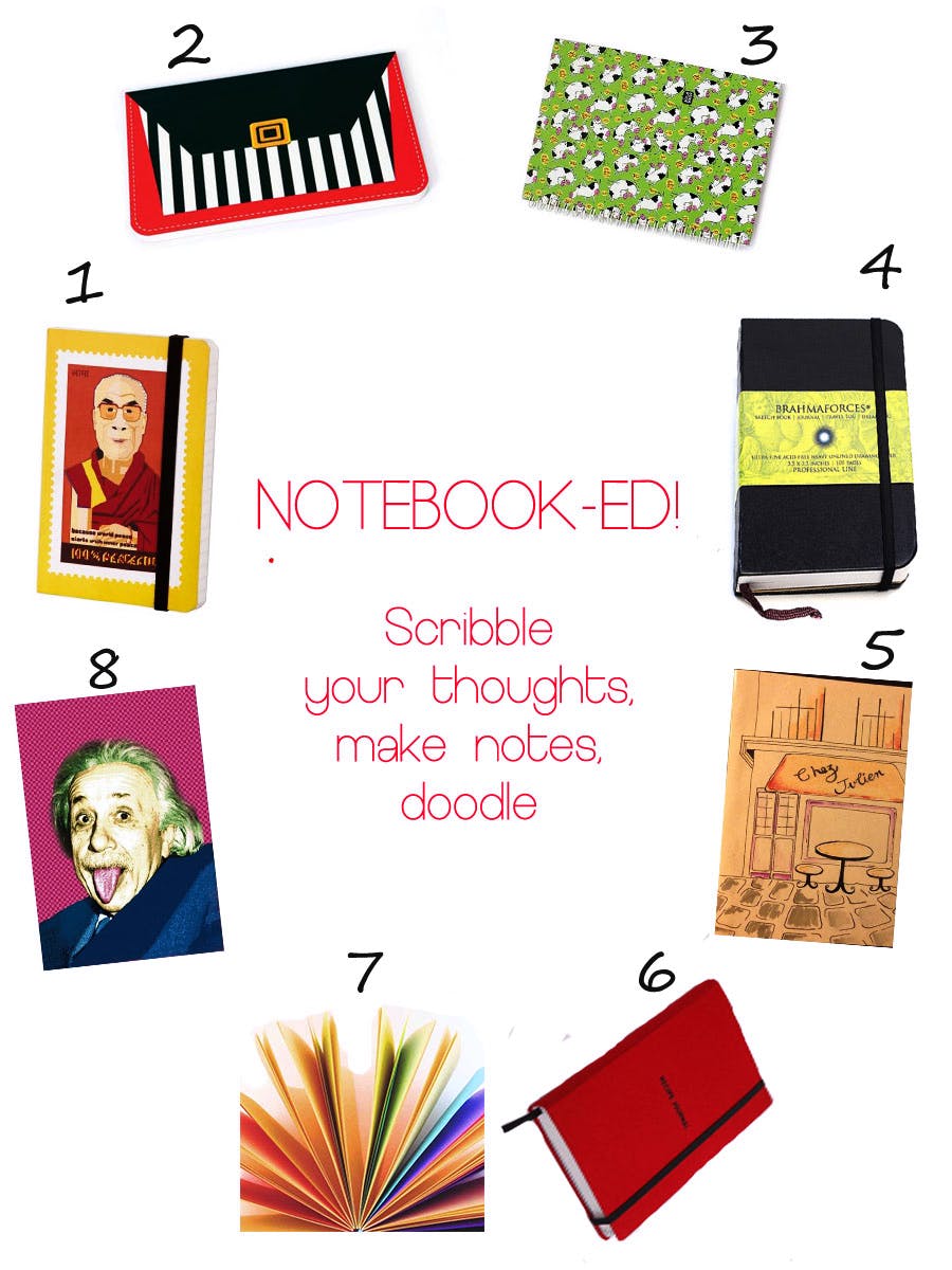 Notebook-ed | 8 Original Designs for you to Doodle, Scribble and Sketch ...