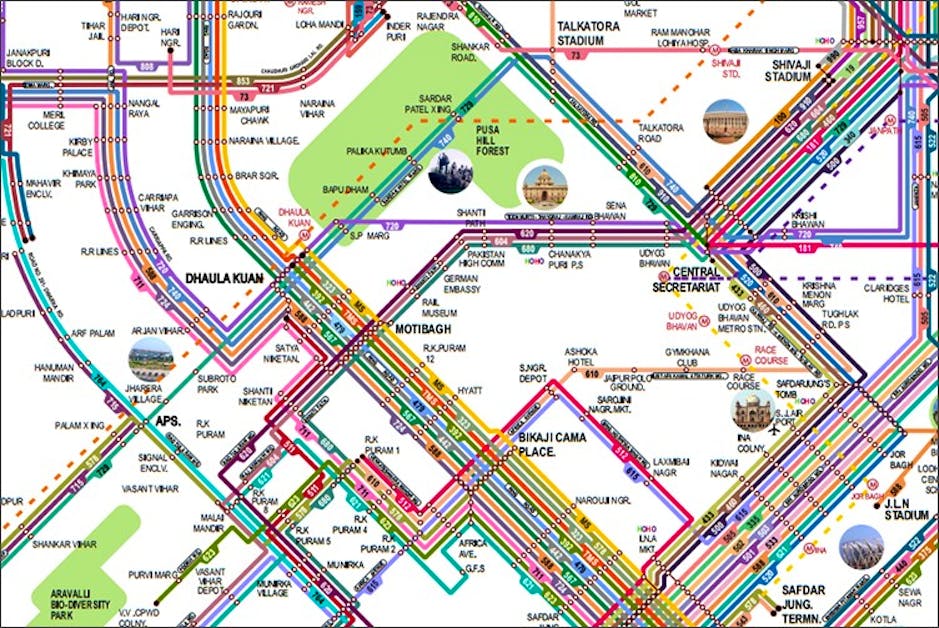 The Definitive Delhi Bus Route Guide To Help You Travel The Definitive Delhi Bus Route Guide To Help You Travel