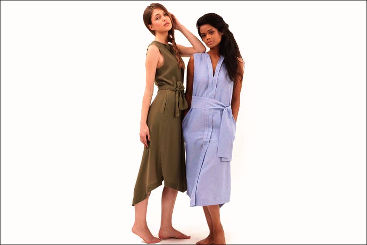 Make Way For Solid Colours And Wrap Dresses By Living Instin