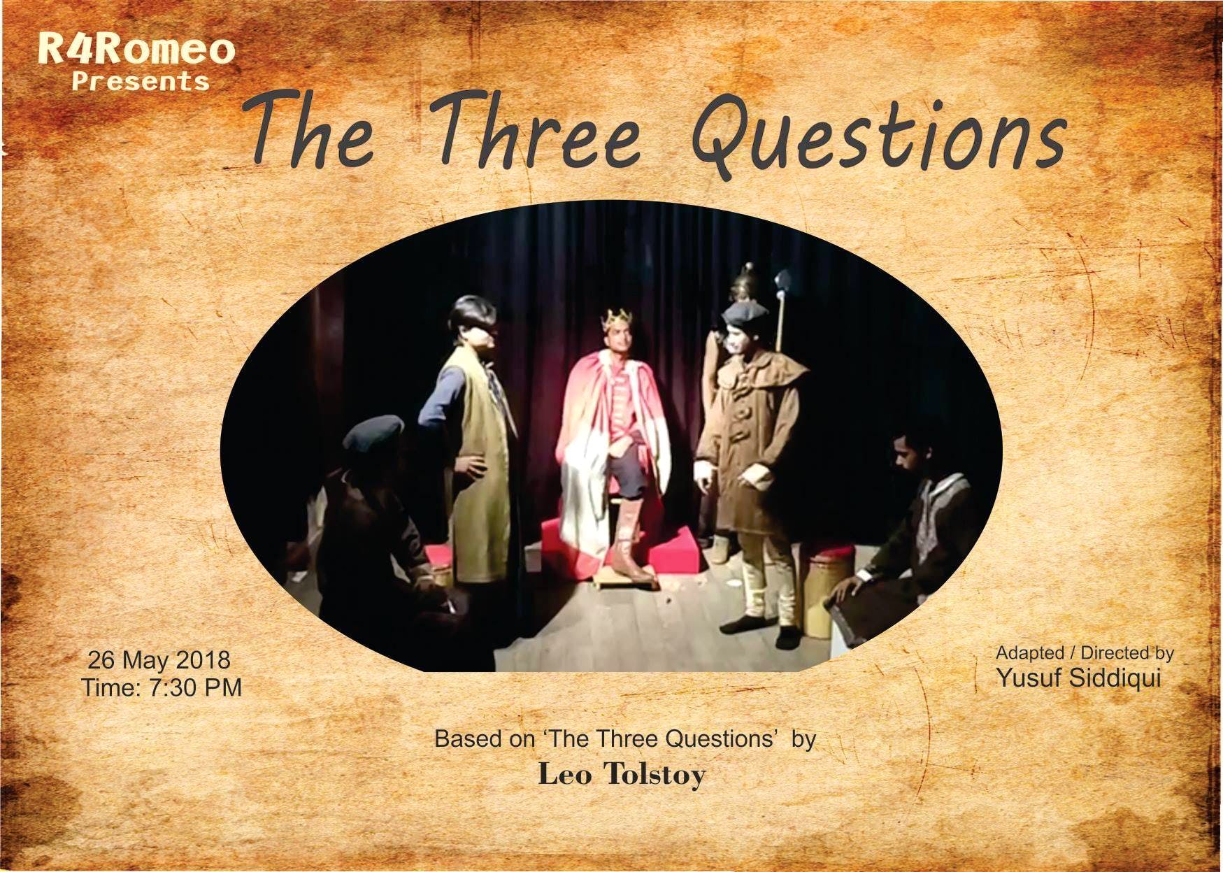 The Three Questions (English Play) | LBB
